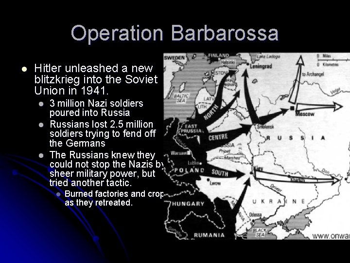 Operation Barbarossa the battle at Leningrad and America
