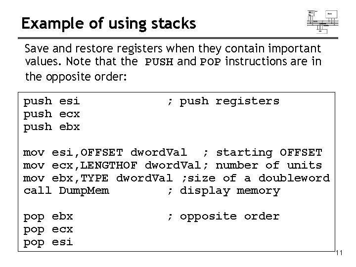 Procedure Computer Organization and Assembly Languages YungYu Chuang