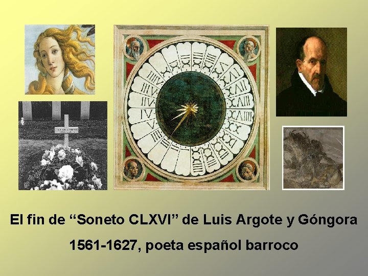 Soneto CLXVI 166 de Luis Gngora y Argote