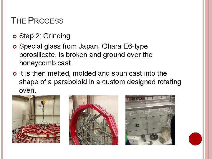 THE RICHARD F CARIS MIRROR LAB At the