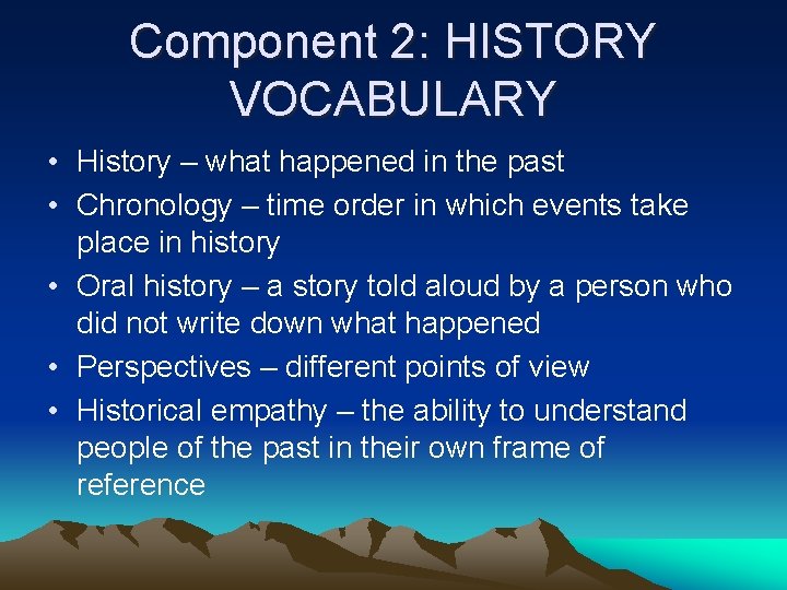 5 Components of Social Studies 5 Components of