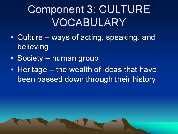 5 Components of Social Studies 5 Components of