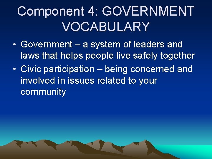 5 Components of Social Studies 5 Components of