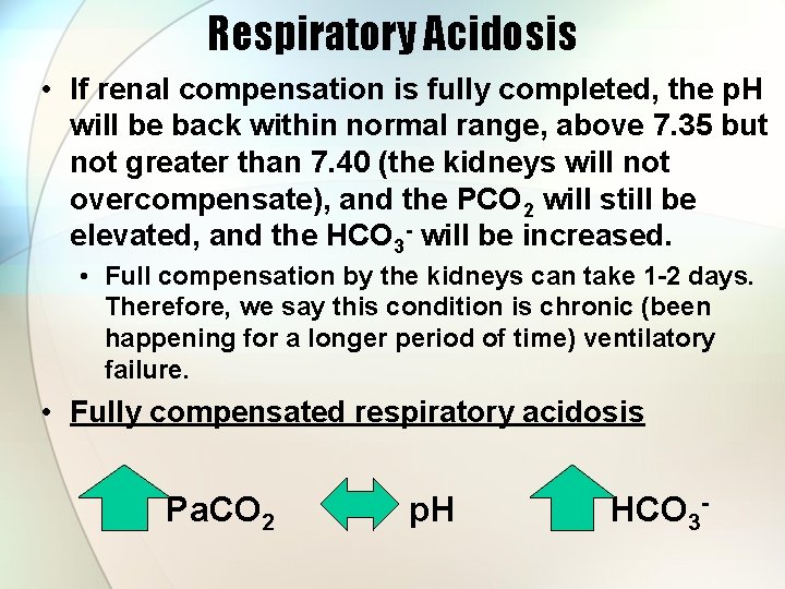 ABG Interpretation Part 2 Respiratory Acidosis Characterized by