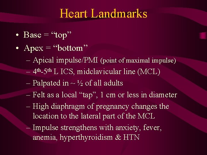 Heart Pulses Jennifer Coleman MSN Health Assessment Circulation
