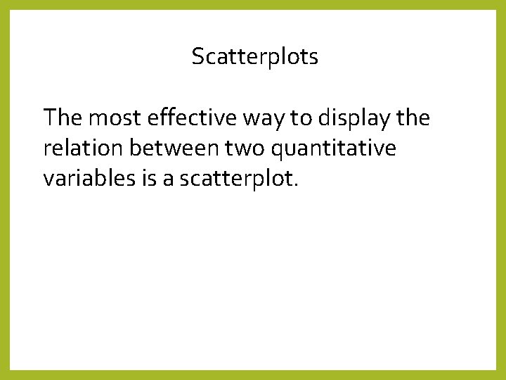 Unit 3 Examining Relationships Introduction Scatterplots Correlation ...