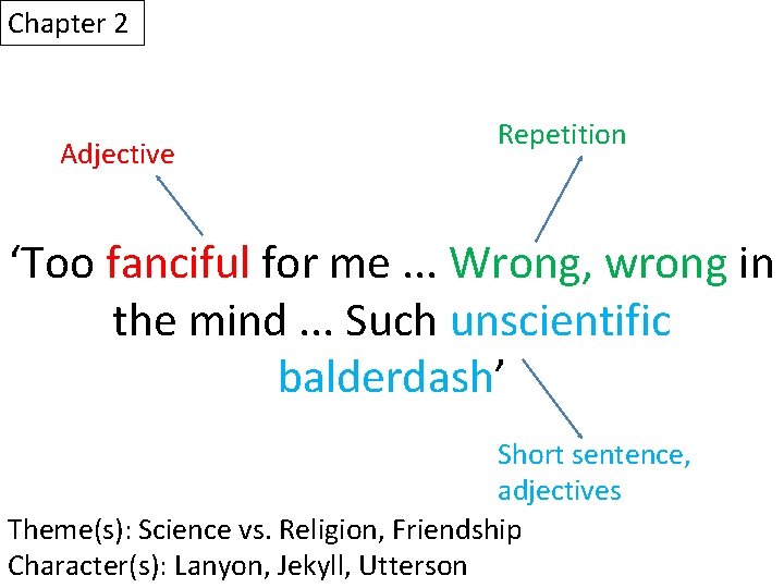 Chapter 1 Contrasting adverb The man trampled calmly