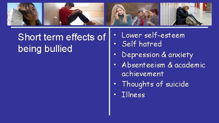 Relate these images to bullying Brainstorm 1 Think