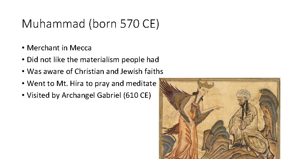 Events to Review During the Dark Ages Table