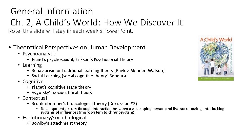 Child Growth and Development Week 15 Assignments Week