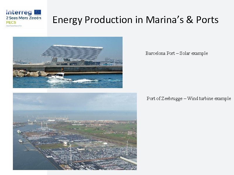 Ports Energy and Carbon Savings Renewable Synergy production