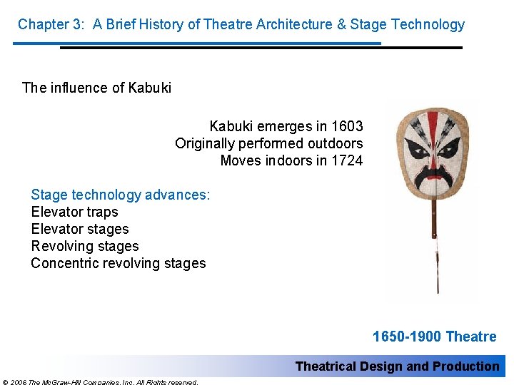 Chapter 3 A Brief History of Theatre Architecture