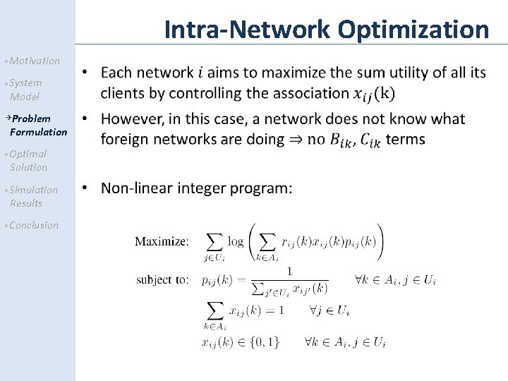 Network Cooperation for ClientAP Association Optimization Akash Baid