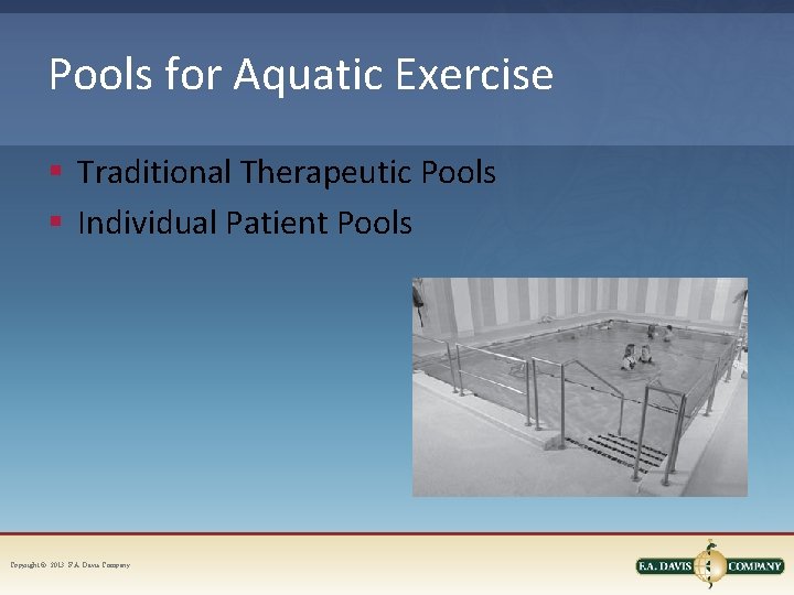 Aquatic Exercise Chapter 9 Part II Applied Science