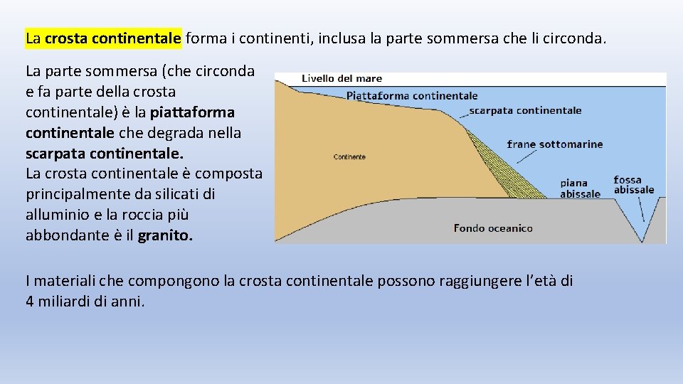 La struttura e i fenomeni interni della Terra