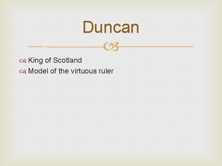 Macbeth Characters Guide and Introduction Instructions for Character