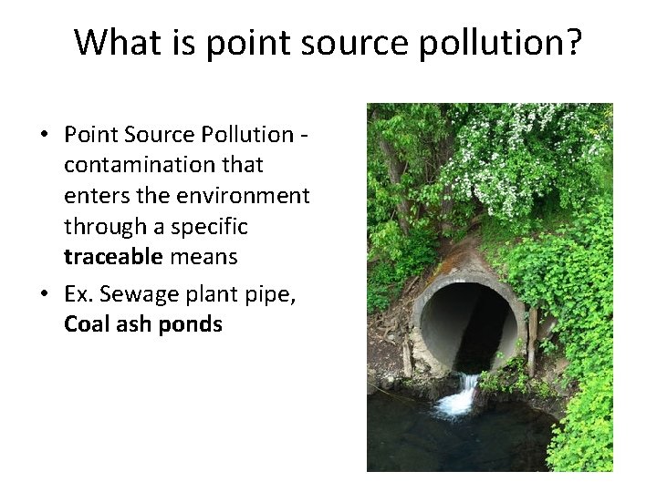 What is water pollution Water pollution is the