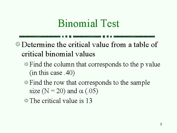 Nominal Data Greg C Elvers 1 Parametric Statistics