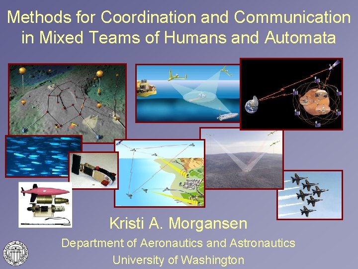 Methods for Coordination and Communication in Mixed Teams