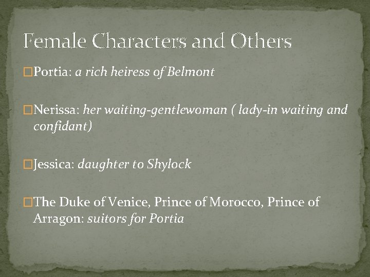 The Merchant of Venice By William Shakespeare Sources