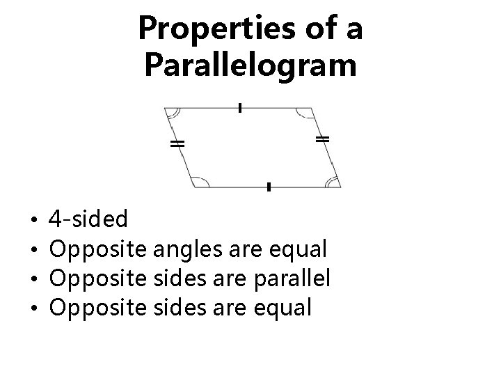 What is a Quadrilateral A polygon with 4