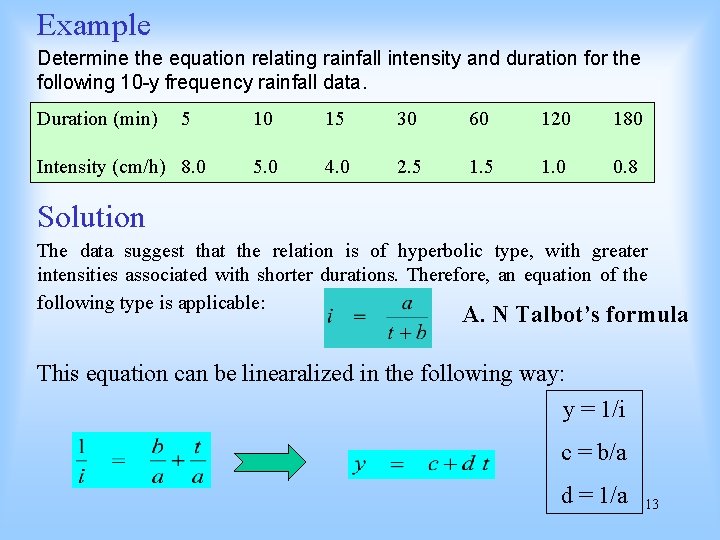 Precipitation Analysis Areal Precipitation Estimation Depth Area Analysis