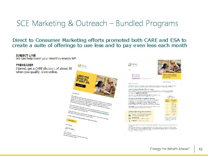 Southern California Edison Company CARE and ESA Programs