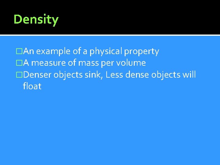 Physical Science Review 1 Matter States of Matter