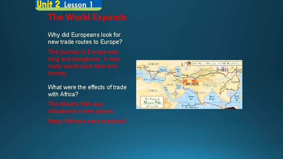 Lessons Review Maps Graphic Organizer What happens when
