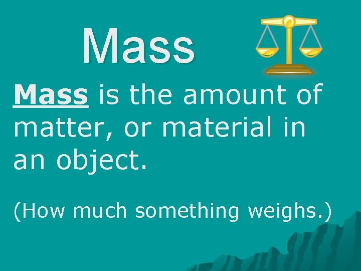 Estimate and Measure Mass Metric All metric measurement