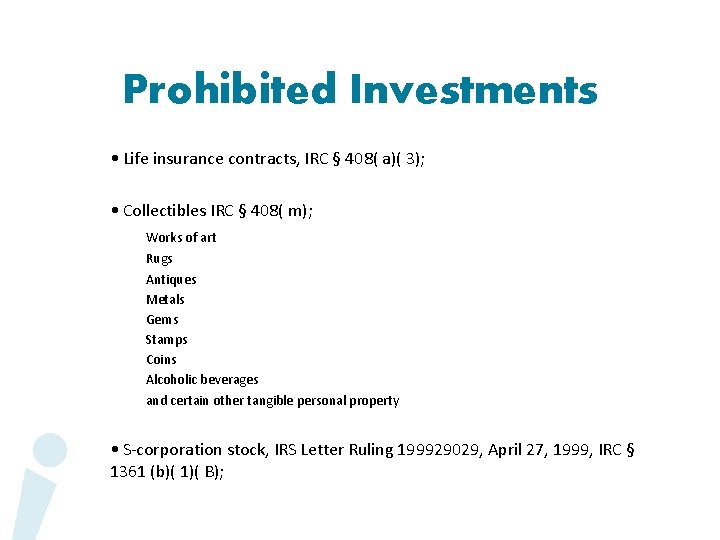 SelfDirected IRAs Presented by Matthew A Tillack ABOUT