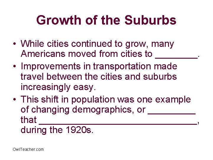 American History Unit 16 The Roaring 20 s