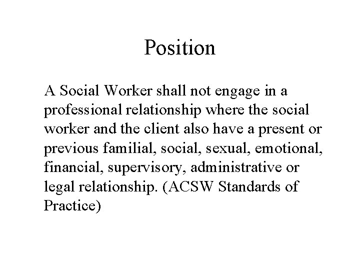 BOUNDARIES Karen Ahola MSW RSW DEFINITION Boundaries are