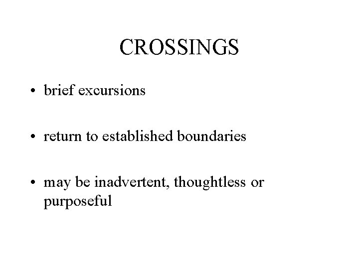 BOUNDARIES Karen Ahola MSW RSW DEFINITION Boundaries are