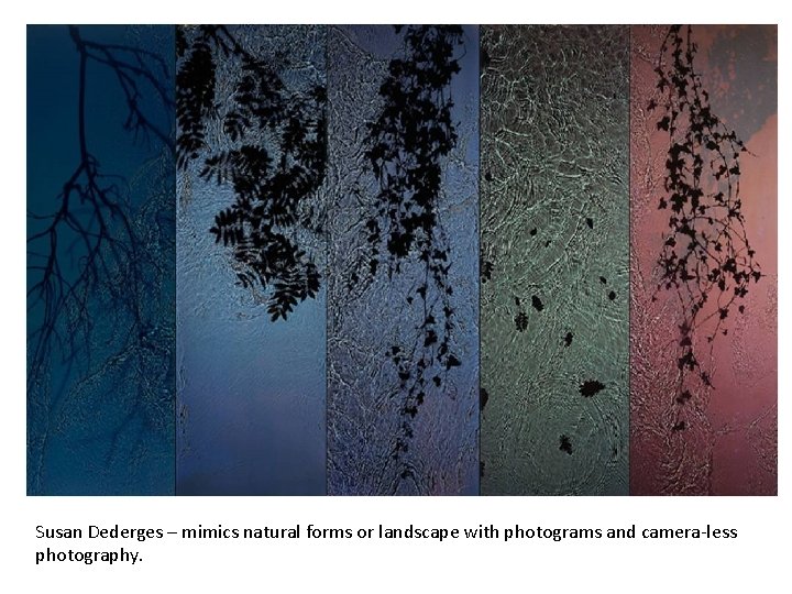 Abstract Photography A timeline of the appearances of