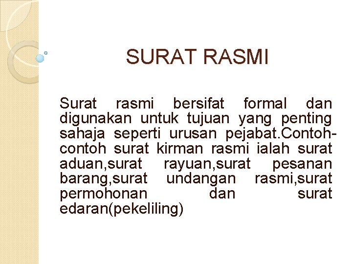 BAHASA MELAYU KOMUNIKASI KOMUNIKASI BERTULIS PENULISAN Kegiatan merakamkan