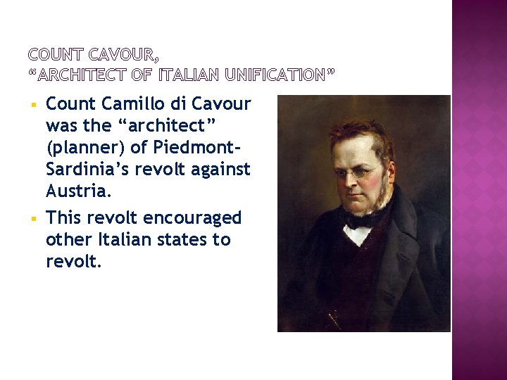 THE UNIFICATION OF ITALY Garibaldi WHAT IS NATIONALISM