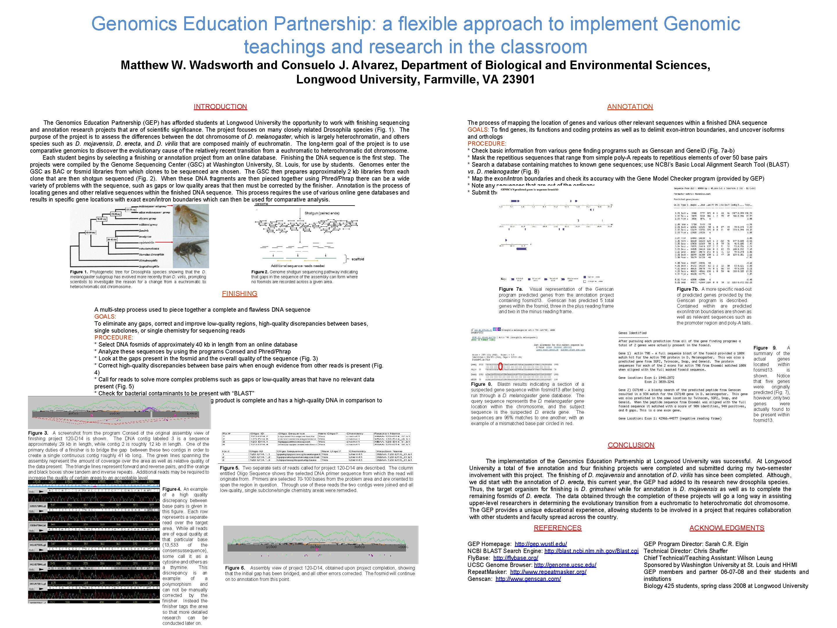 Genomics Education Partnership a flexible approach to implement