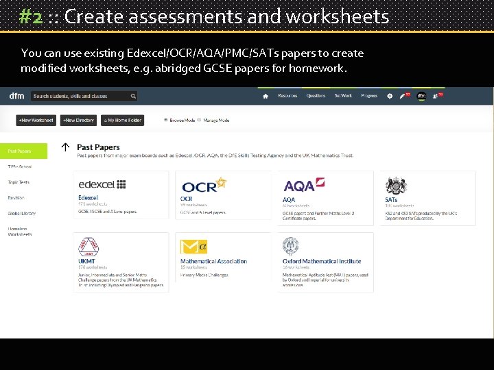 Introducing Dr Frost Maths to your department jamiedrfrostmaths