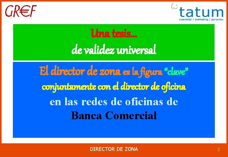 Director de Zona Noviembre 2008 Camino a la