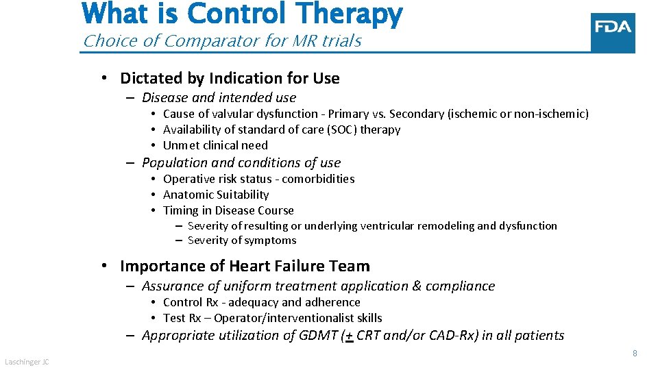 Study Designs Considerations for Transcatheter Mitral Valve Therapies