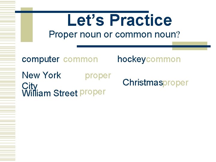 Nouns What is a noun A noun is