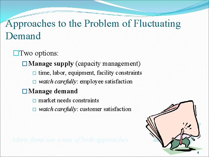 Chapter 9 Balancing Demand Productive Capacity 1 Variations
