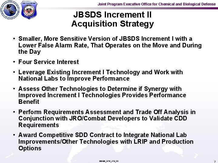 Joint Program Executive Office for Chemical and Biological