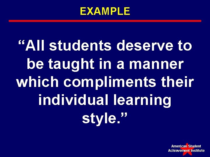 INTERNAL REASONS FOR RAISING STUDENT ACHIEVEMENT About Kids