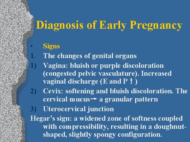 Diagnosis of Pregnancy Dr F Mehrabian MD Diagnosis