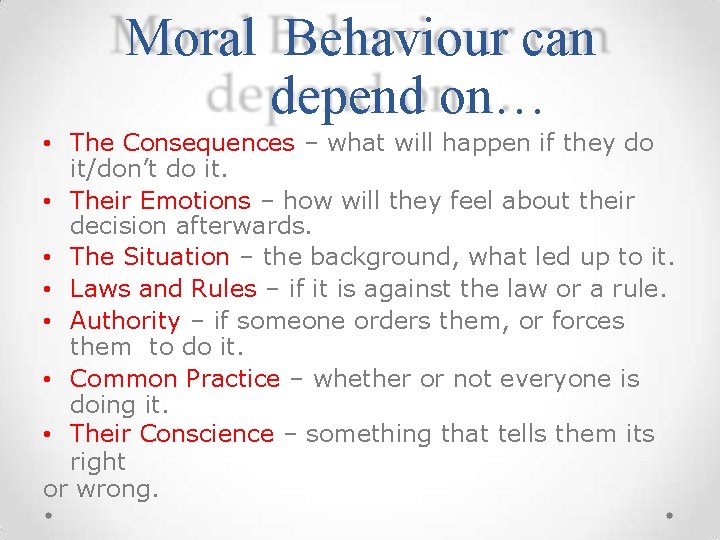 Chapter 2 Variety of Moral Issues Dr Mohsin