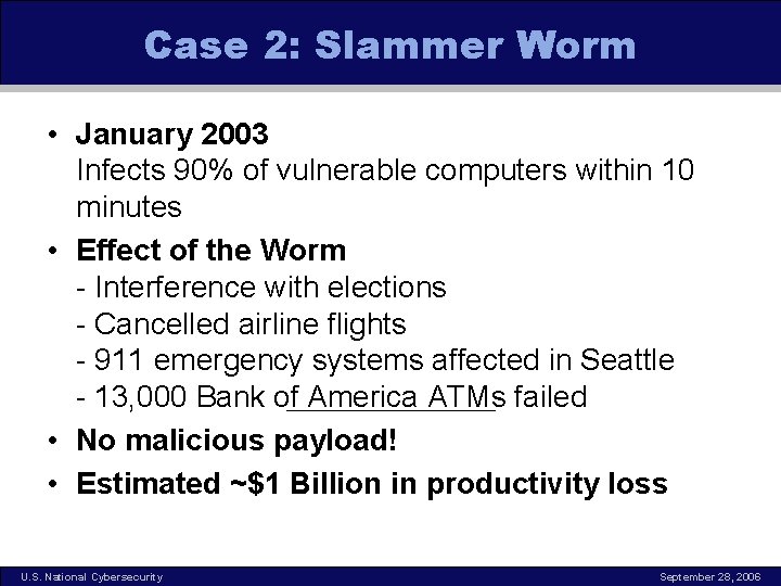 U S National Cybersecurity Martin Casado Keith Coleman