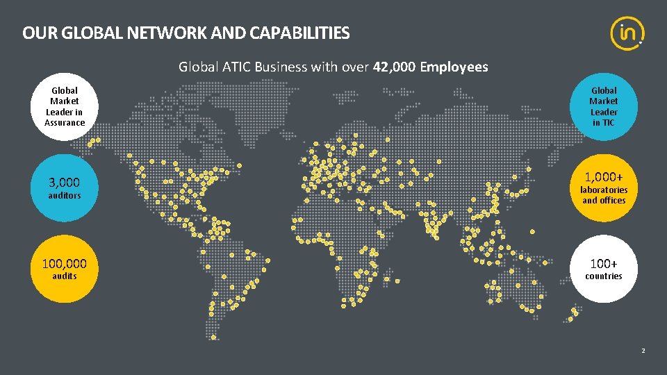 INTERTEK OVERVIEW OUR GLOBAL NETWORK AND CAPABILITIES Global
