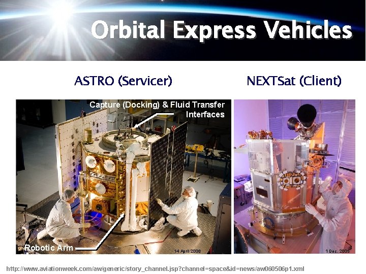 Orbital Express A New Chapter In Space Tracey